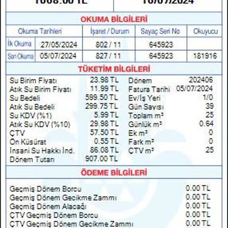 İstanbul Büyükşehir Belediyesi Faturaları Yüksek ve Su Faturası ...