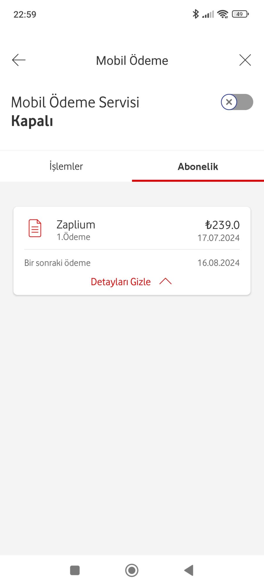 Zaplium Üyelik İptali Başvurusu - Şikayetvar