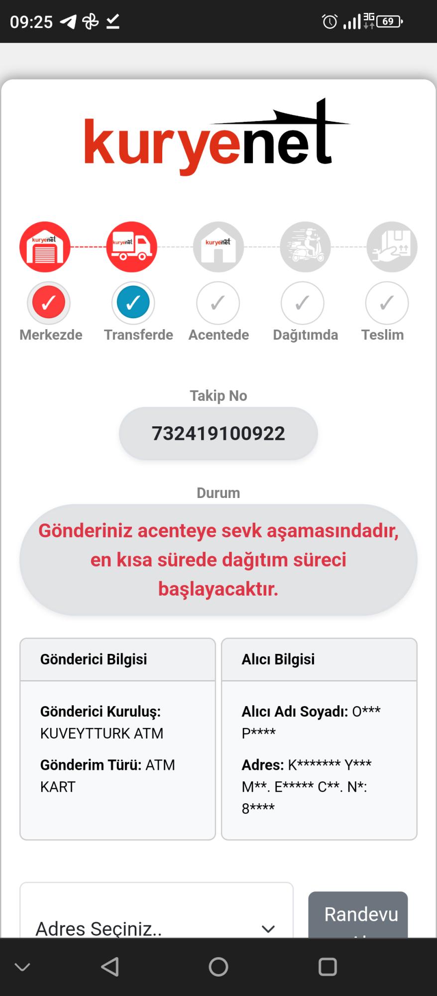 Kuryenet Kargom Nerede Şu An - Şikayetvar