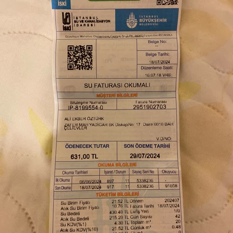 İstanbul Büyükşehir Belediyesi Atık Su Parası Şikayetleri - Şikayetvar