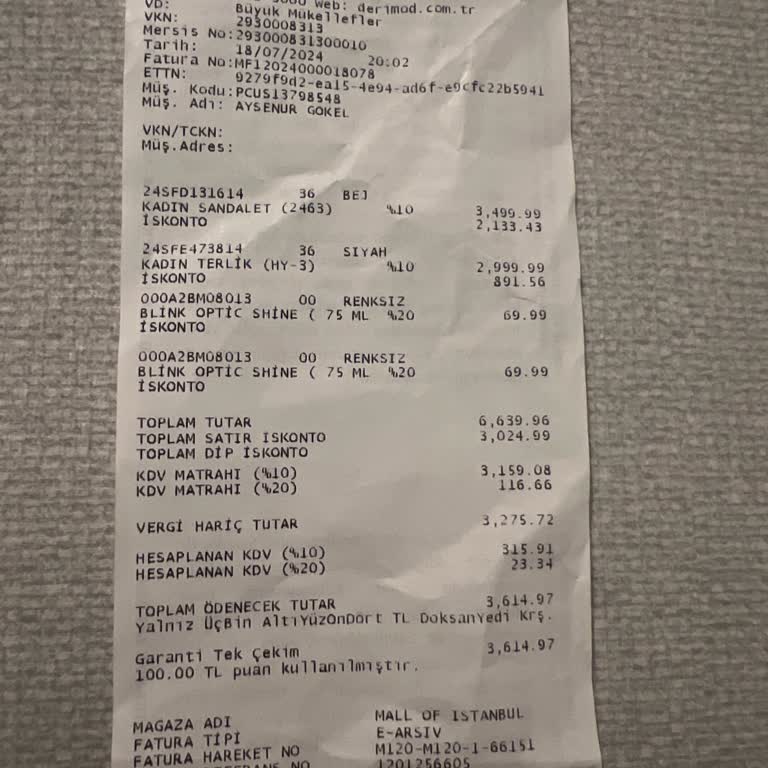 Derimod Mall Of İstanbul Şikayetleri - Şikayetvar