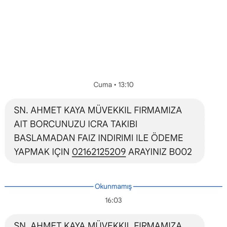 Metka Hukuk (SMS) Kişisel Bilgilerimin İzinsiz Kullanımına Karşı CİMER ...