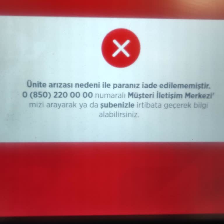 Ziraat Bankası ATM Arızası Nedeniyle 6000 Lira Mağduriyeti - Şikayetvar