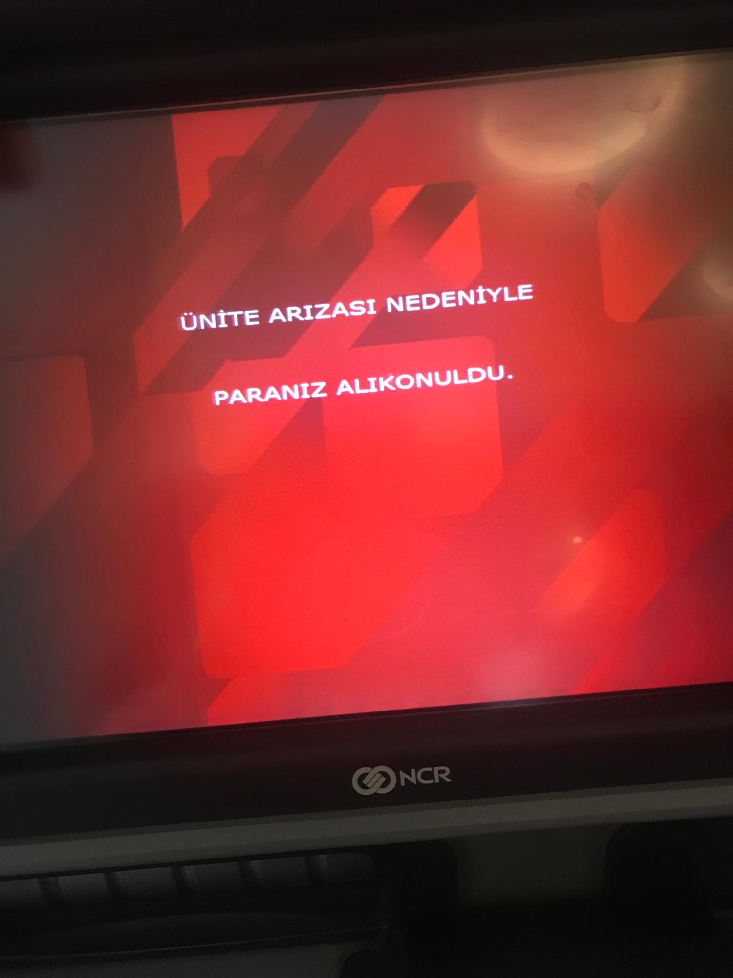 Ziraat ATM'si Yatırdığım Parayı Yuttu. Hala Paramı Geri Alamadım ...