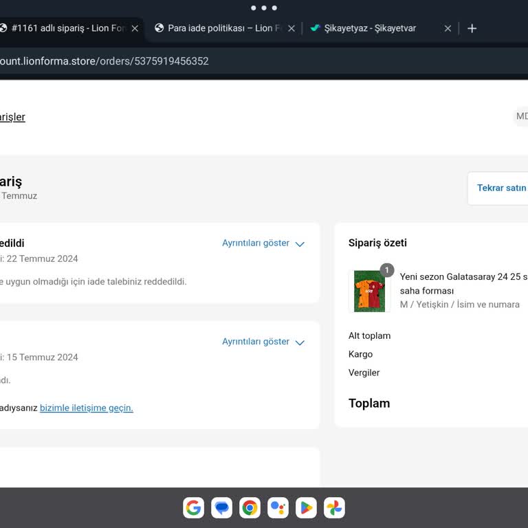 Lion Forma (Lionformaa) Siparişleri Ulaştırmıyor - Şikayetvar