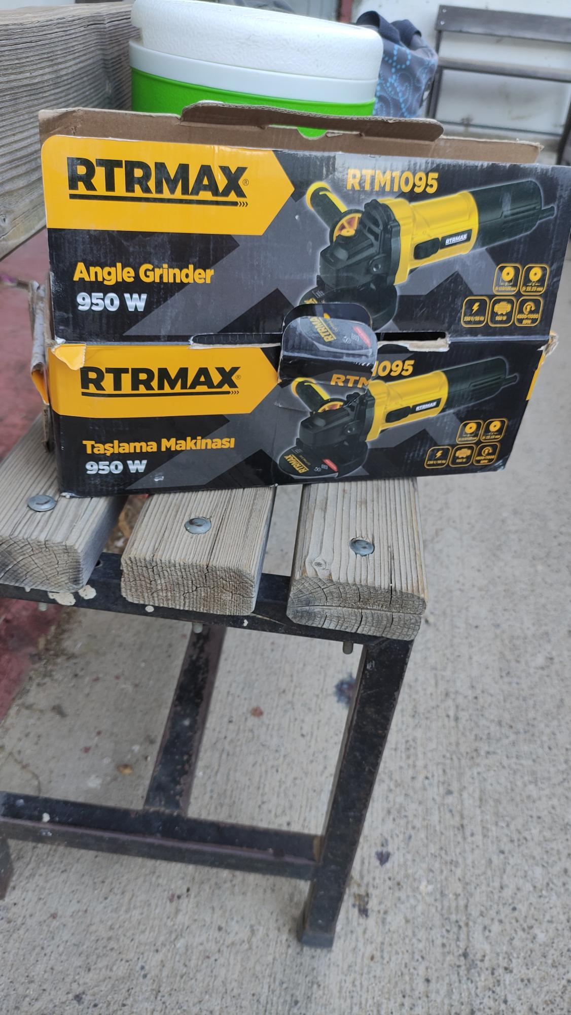 Rtrmax RTM1095 950 Watt Avuç Taşlama Makinesi - Şikayetvar