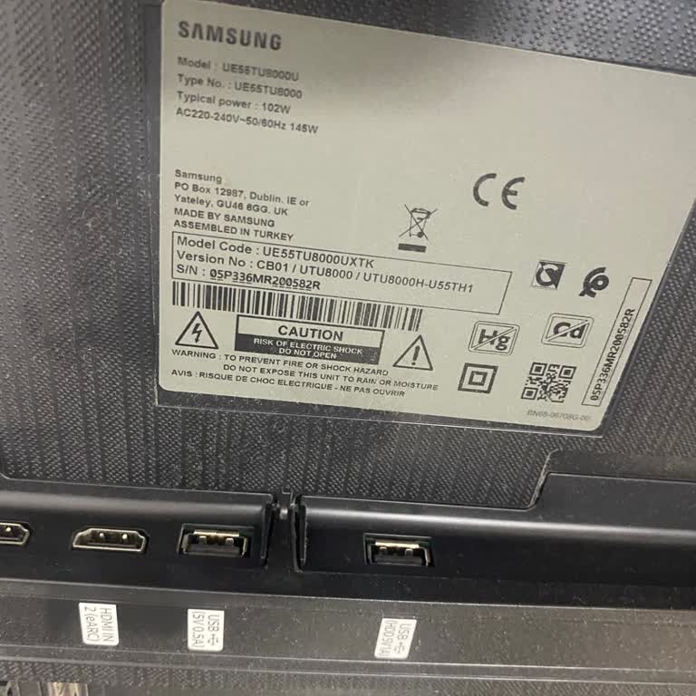 Samsung 55TU8000 4K Crystal UHD TV Kronik Panel Arızası - Şikayetvar