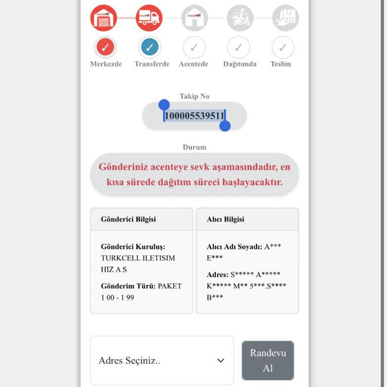 Kuryenet Kargo Teslim Etmeme Başarısı - Şikayetvar