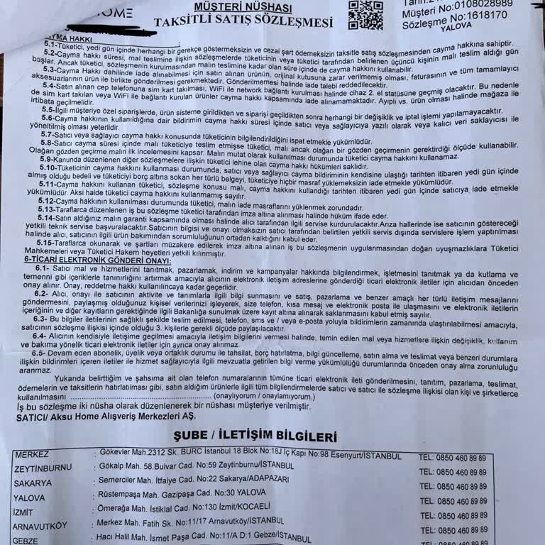 Aksu Home Yasal Olmayan İşlemleri - Şikayetvar