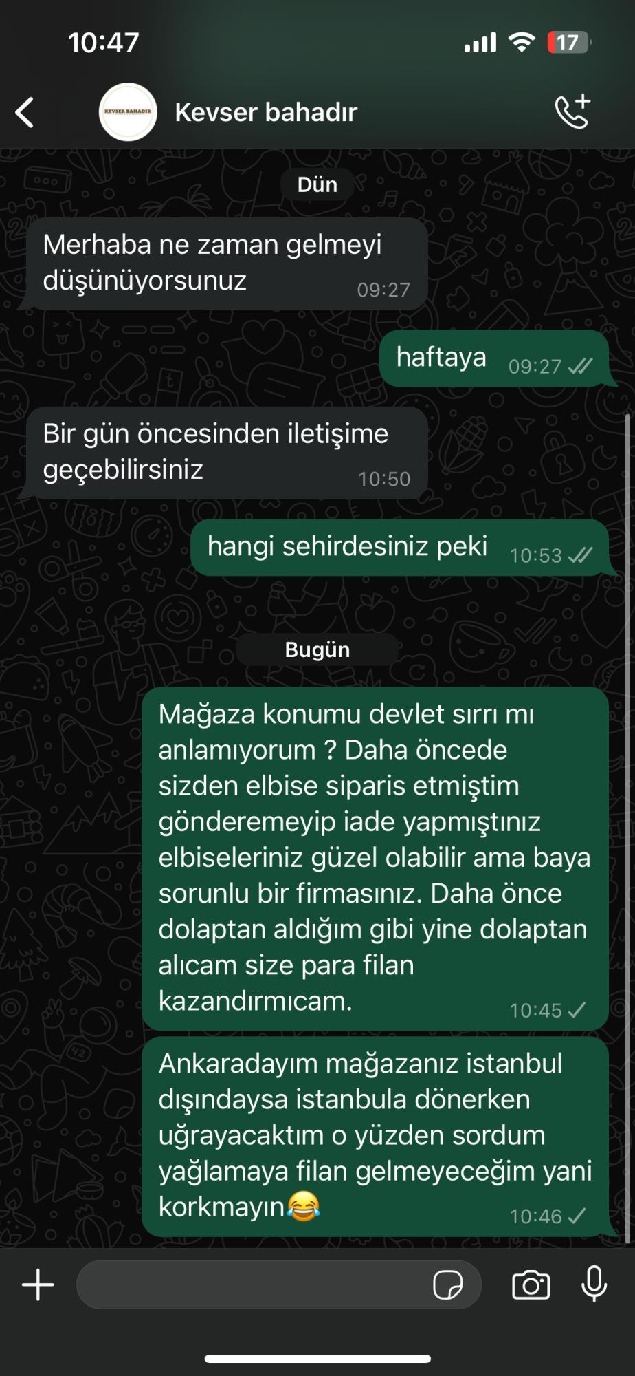 Kevser Bahadır Sorunlu Bir Firmadır - Şikayetvar