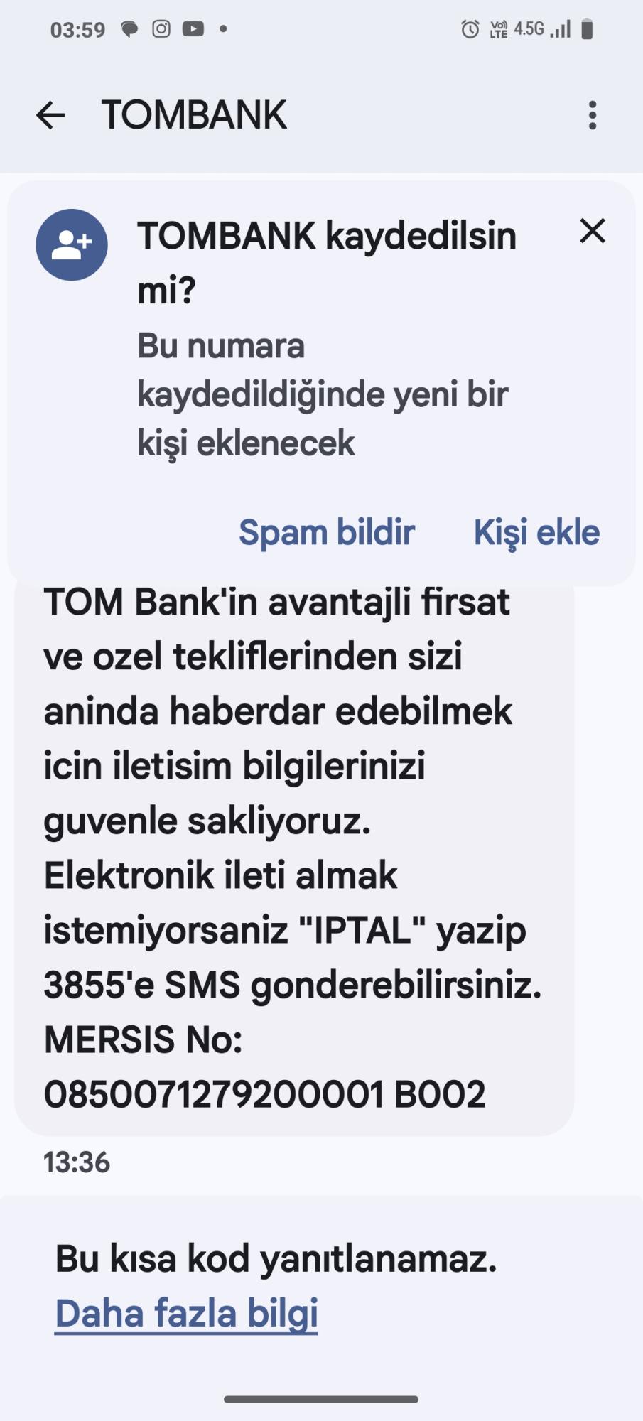Hadi - TOMBANK Tompay Tom Bank - Şikayetvar