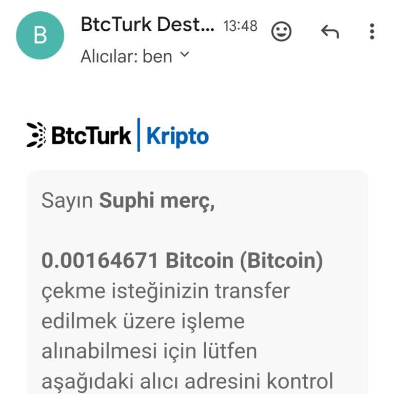 BTCTURK Kripto Varlık Yatırma İşleminin 6 Saattir Tamamlanmaması?! - Şikayetvar
