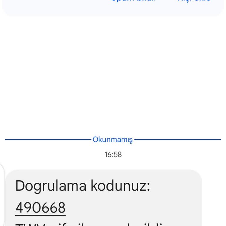 TWverify Numaramın Başkası Tarafından Kullanılması Hakkında Şikayet ...