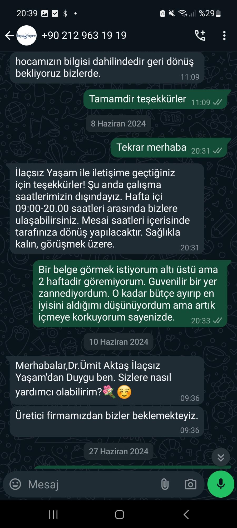 Dr. Ümit Aktaş Dr. Ümit Aktaş İlaçsız Yaşam Sitesinde Belgeler Ve İade ...