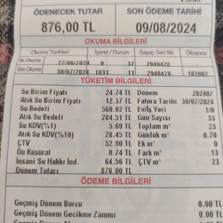 İSKİ - Fatura İtiraz /standart Tüketime Gelen Absürt Fatura İncelemesi ...