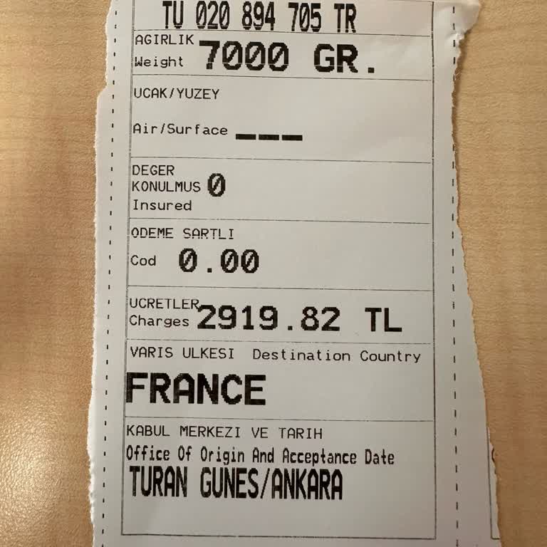 PTT Kargo Turpex Yurdışı Gönderi Rezil Rüsva - Şikayetvar