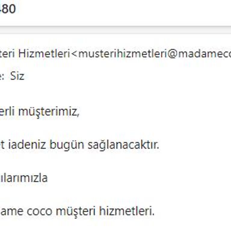 Madame Coco Faturasız Kırık Ürün - Şikayetvar