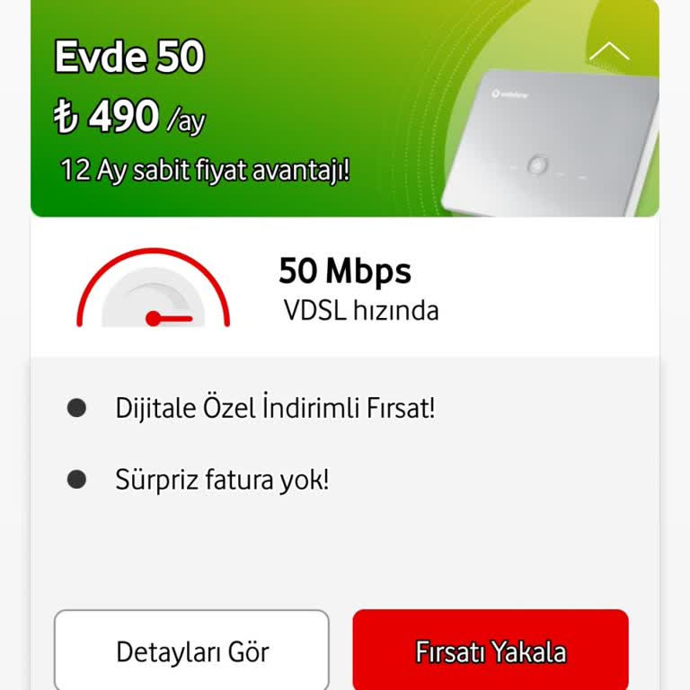 Vodafone Net Vodafone Ev İnterneti Faturama Yüzde Yüz Zam Yaptı ...