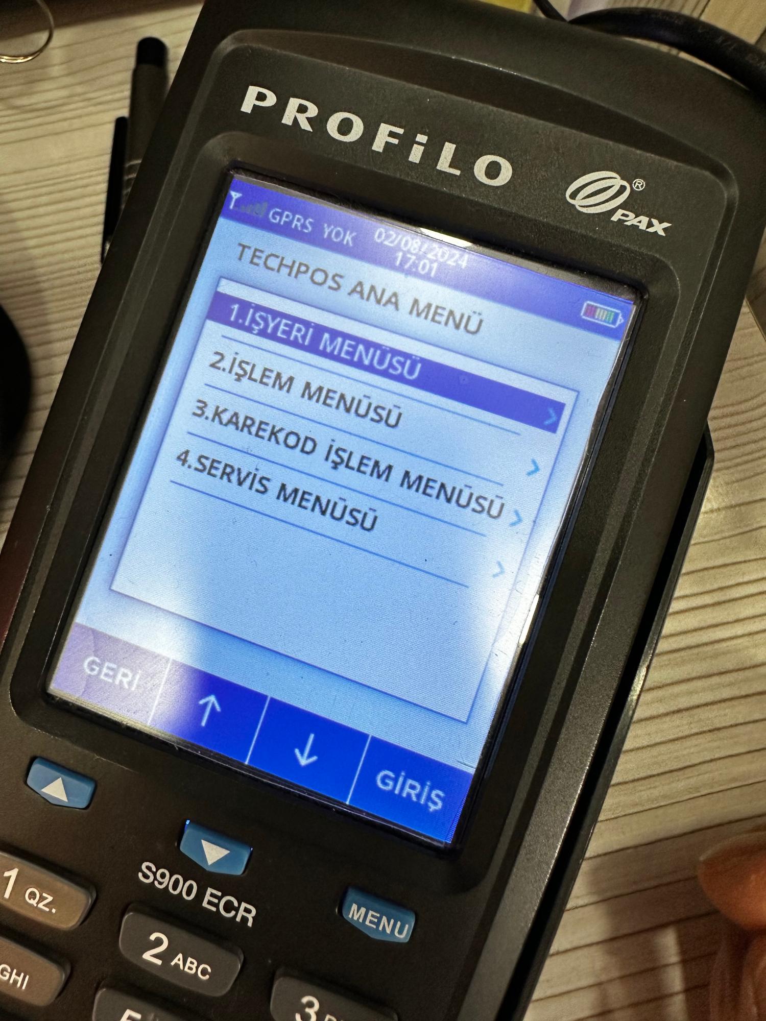 Propay Ödeme Teknolojileri Profilo S900 Ecr Yazarkasa Pos Şebeke Sorunu ...