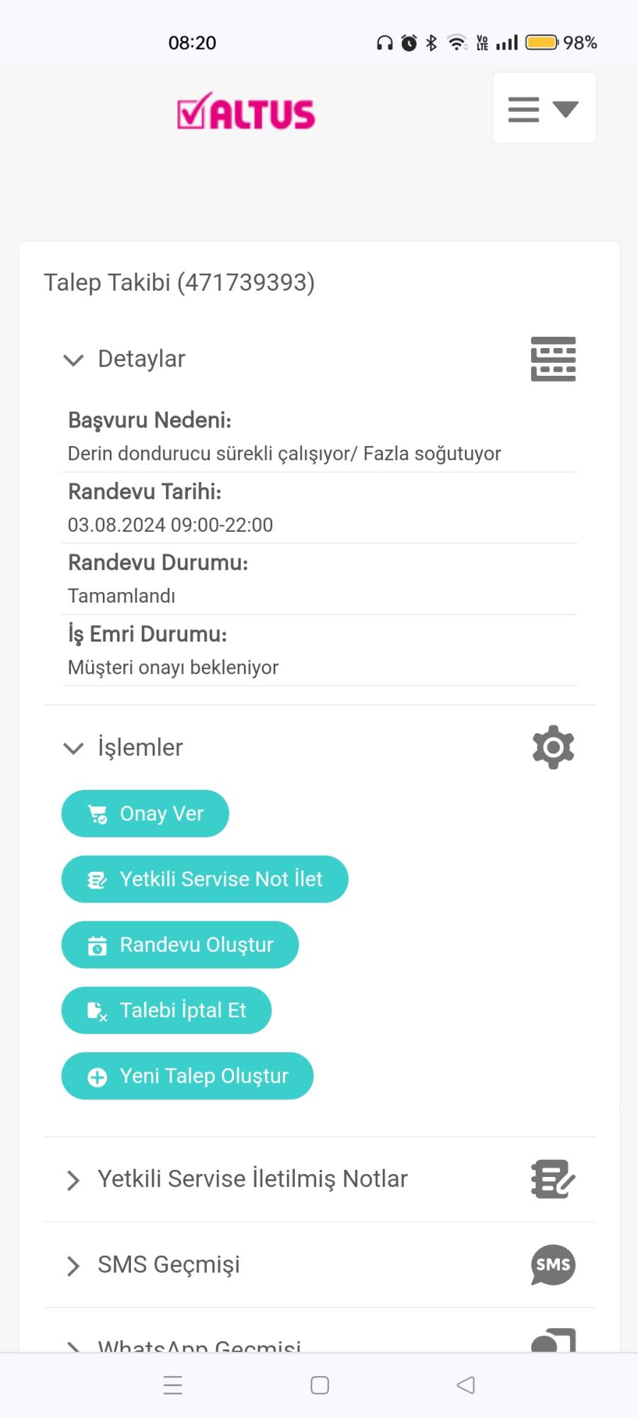 Altus Pişmanlığı Ve Servis İlgisizliği - Şikayetvar