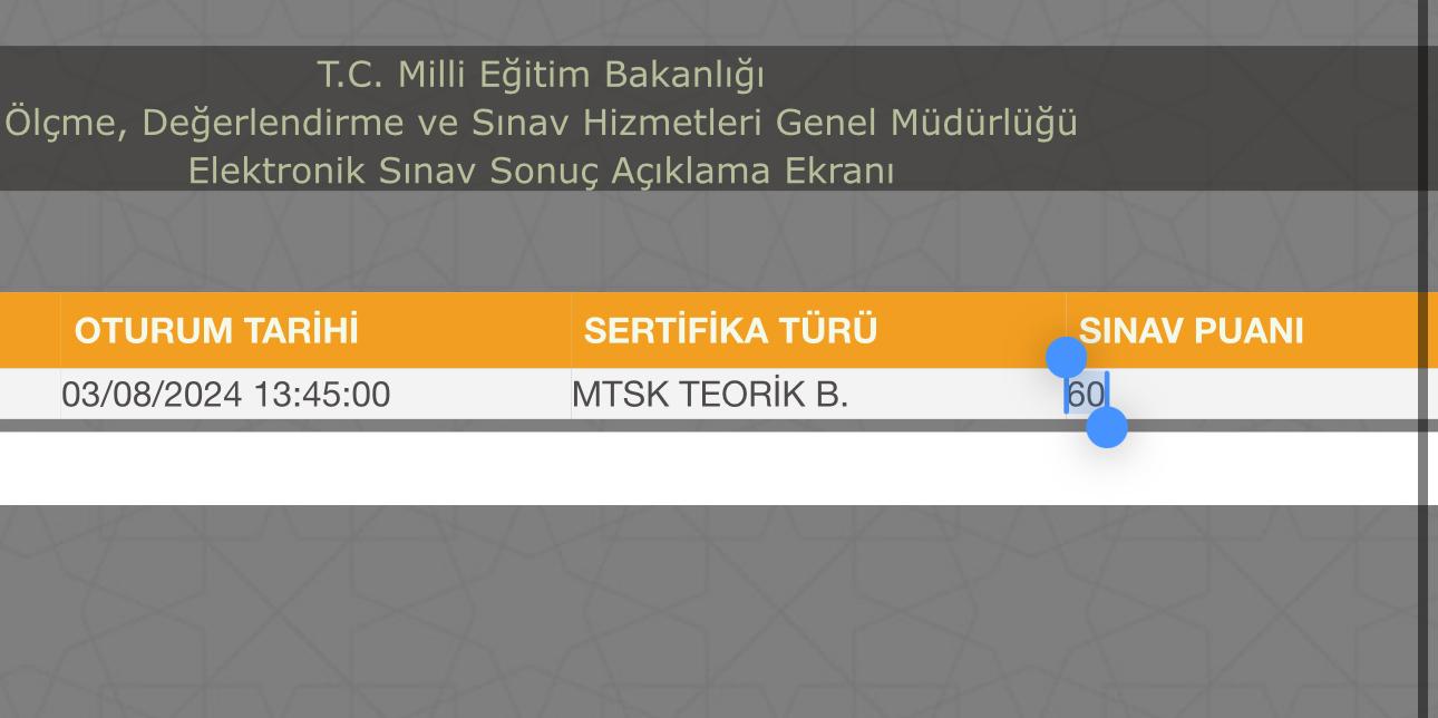 Milli Eğitim Bakanlığı Milli Eğitim Bakanlığı (MEB) Ehliyet Yazılı ...