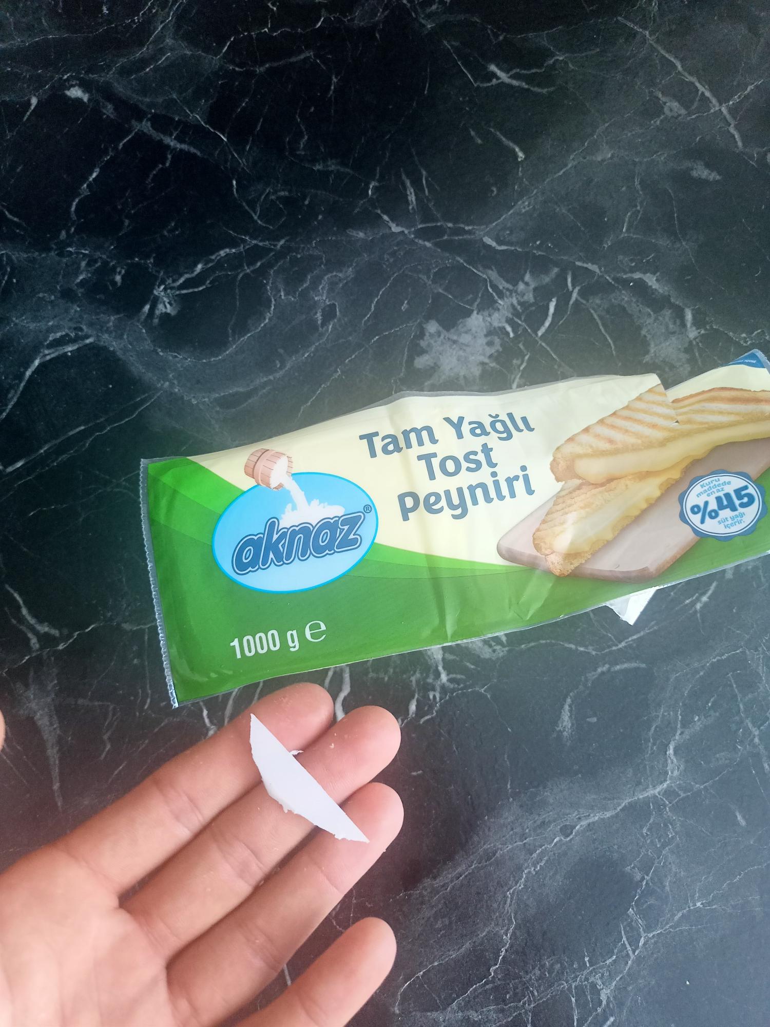 Aknaz Tam Yağlı Kaşar Peyniri Plastik Çıktı - Şikayetvar