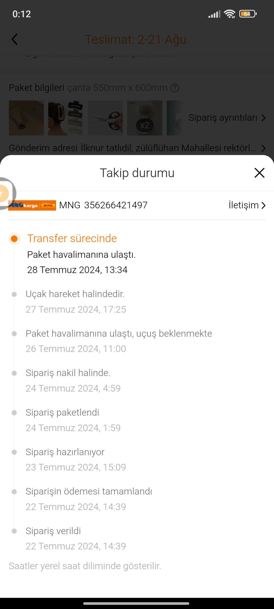 Temu Kargom Nerede? Neden Güncelleme Yapılmıyor? - Şikayetvar