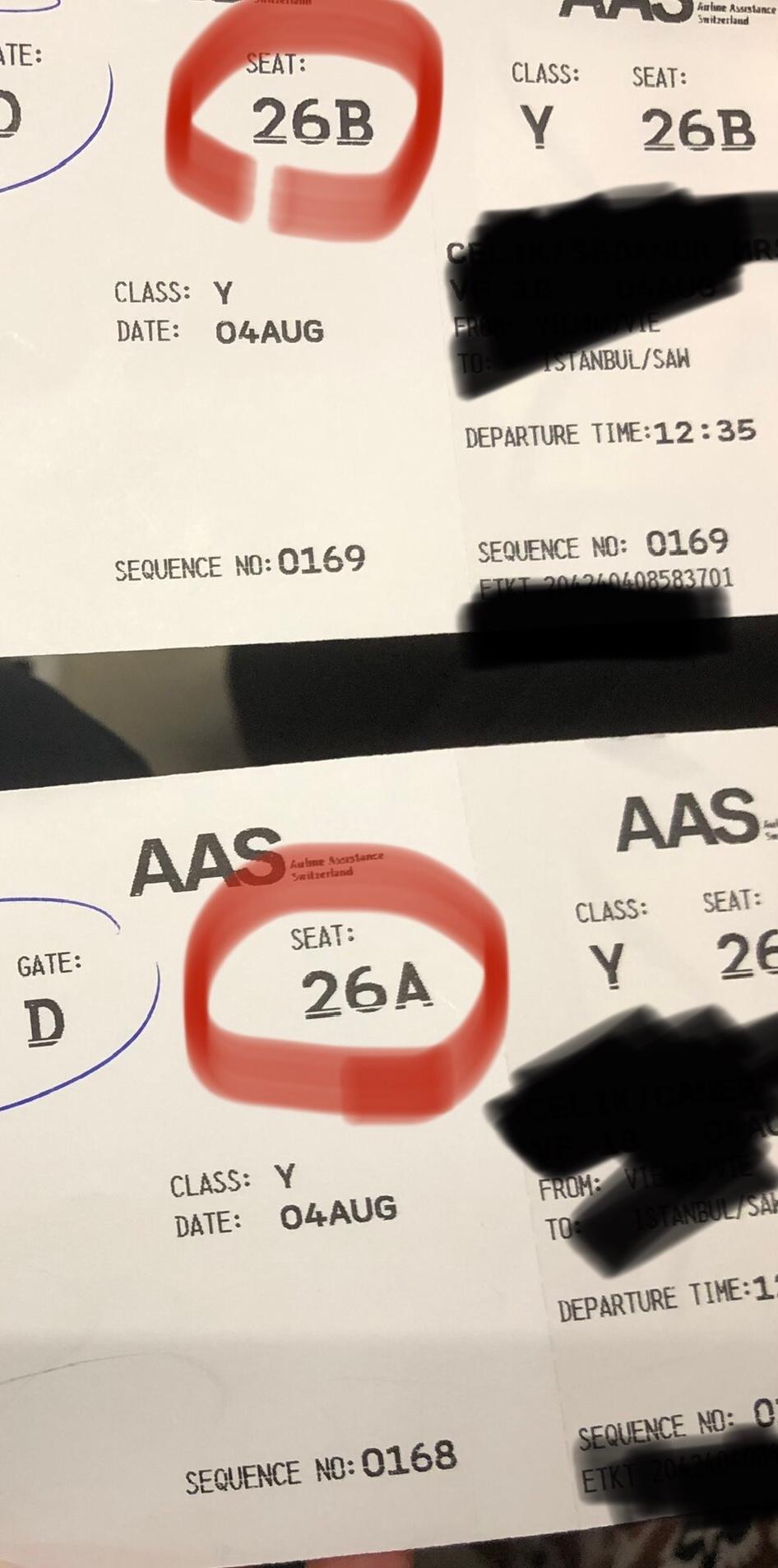 AJet AJet (Anadolu Jet) Premium Sınıf Bilette Yaşanan Koltuk Sorunu Ve ...