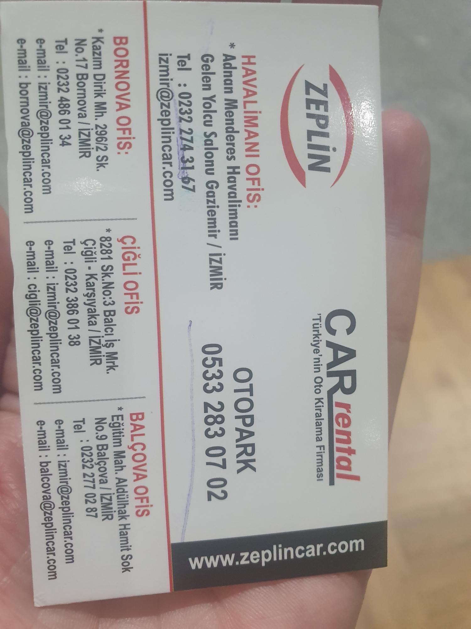 Zeplin Car Rental Araç Tesliminde Özellikle Zaman Kaybettiriliyor ...