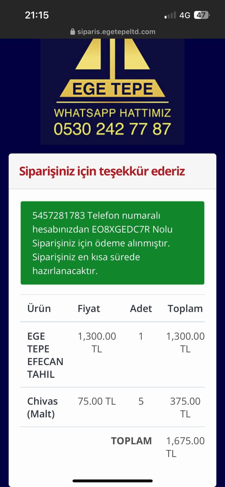 Ege Tepe Ailesine Yakışmayan Memnuniyetsizlik - Şikayetvar