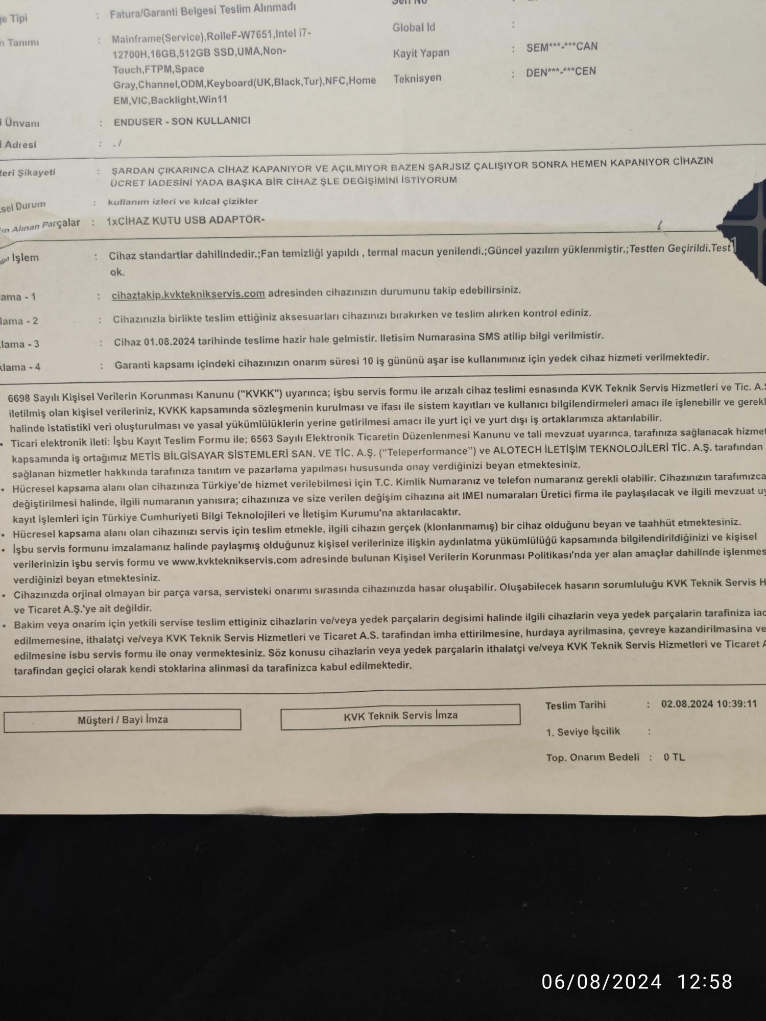 Huawei Teknik Servisinin Dalga Geçercesine Muamelesi - Şikayetvar