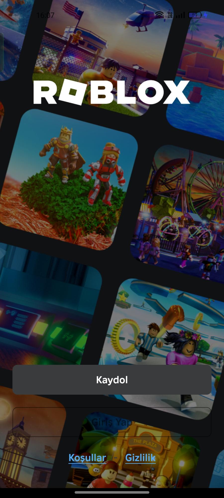 ROBLOX Hesaptan Durduk Yerde Atması - Şikayetvar