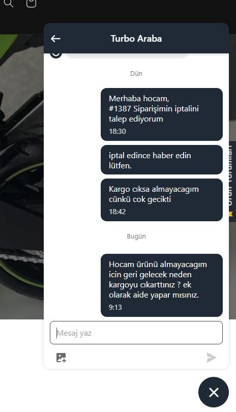 Turbo Araba (turboaraba.com) Turboaraba.com Sitesi Mağduriyet - Şikayetvar