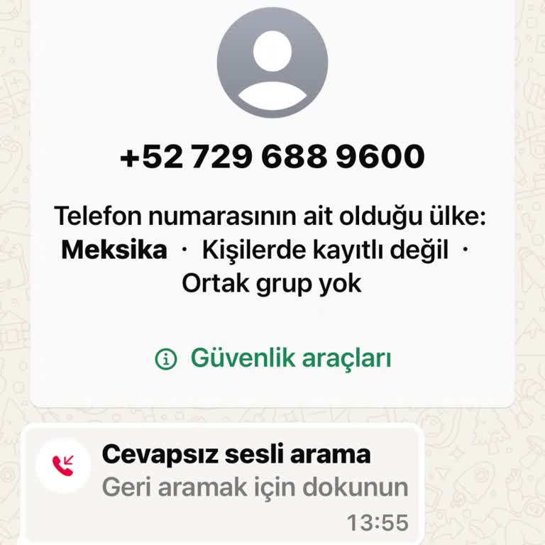 WhatsApp'dan +255 Kodlu Şüpheli Numaradan Mesaj Ve Arama - Şikayetvar