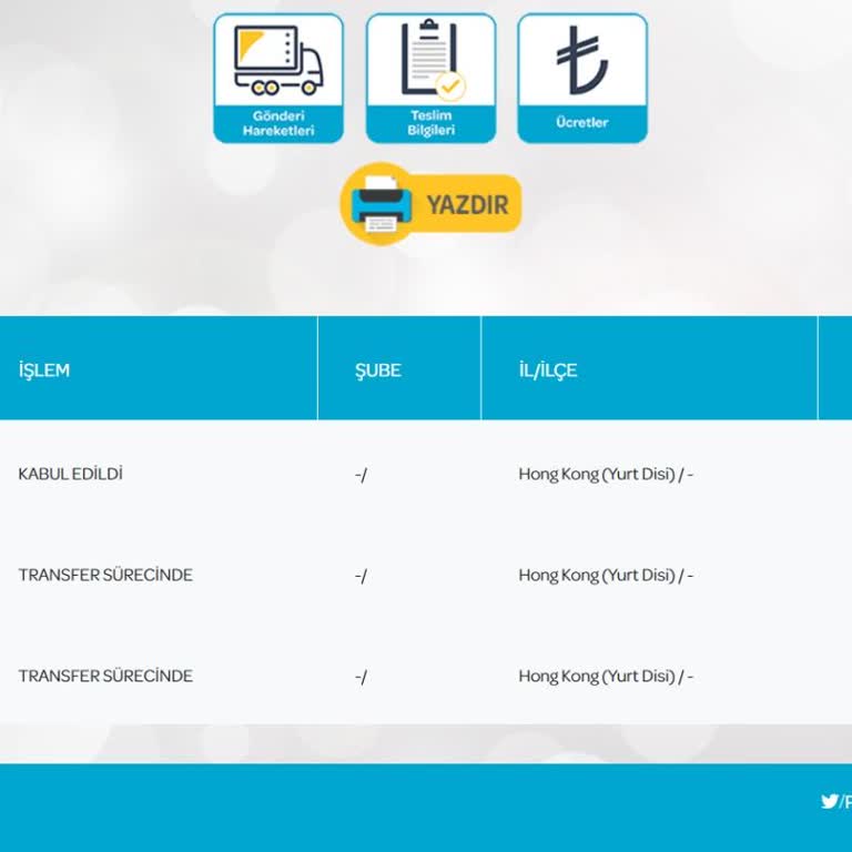 Turpex PTT PTT Yurt Dışı Kargo ( APS ) Evrak Ulaştırılmadı! Muhatap ...