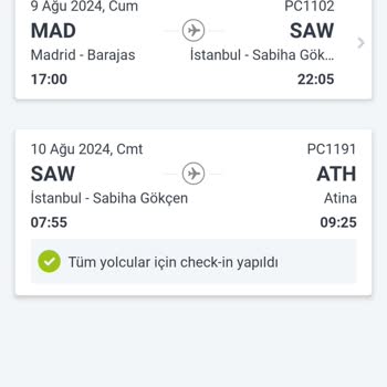 Pegasus Online Check-in Hatası. - Şikayetvar