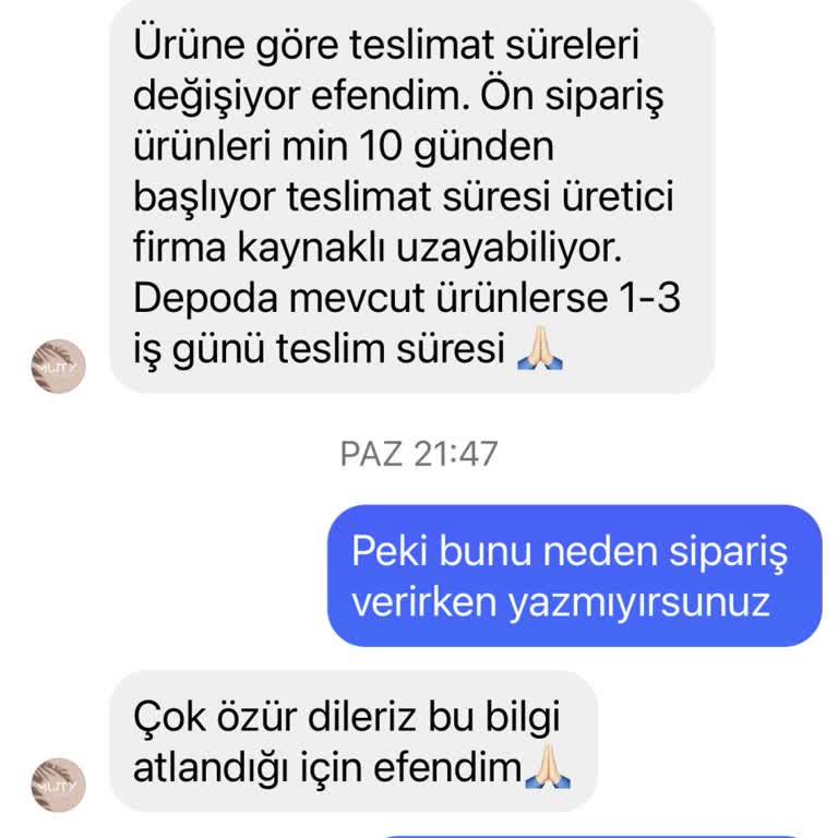 Mutty 15 Gün Oldu Sipariş Vereli Daha Hala Siparişim Onaylı Üstelik - Şikayetvar
