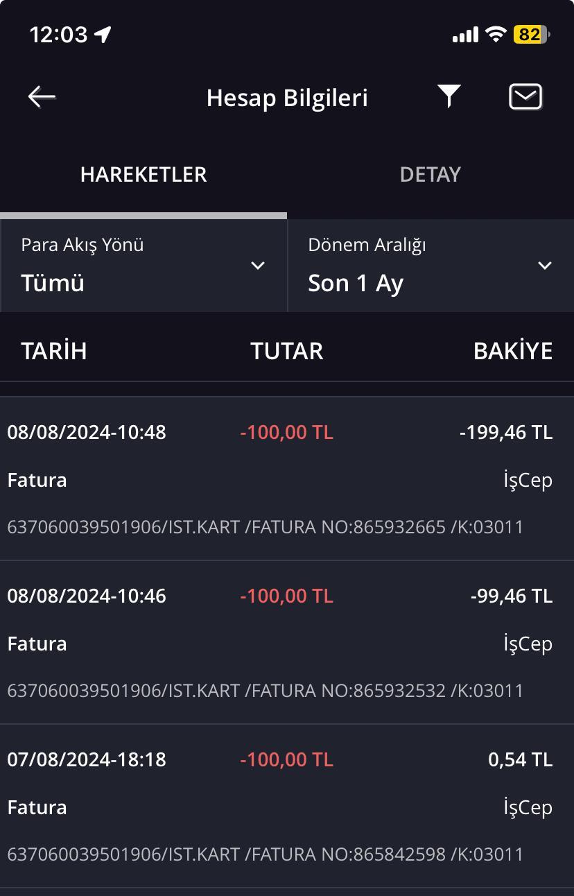 İş Bankası İşCep İstanbulkart Bakiye Yükleme Hatası - Şikayetvar