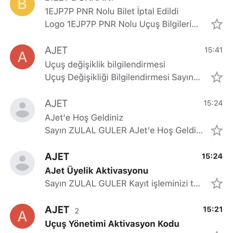 AJet Pnr Şikayetleri - Şikayetvar