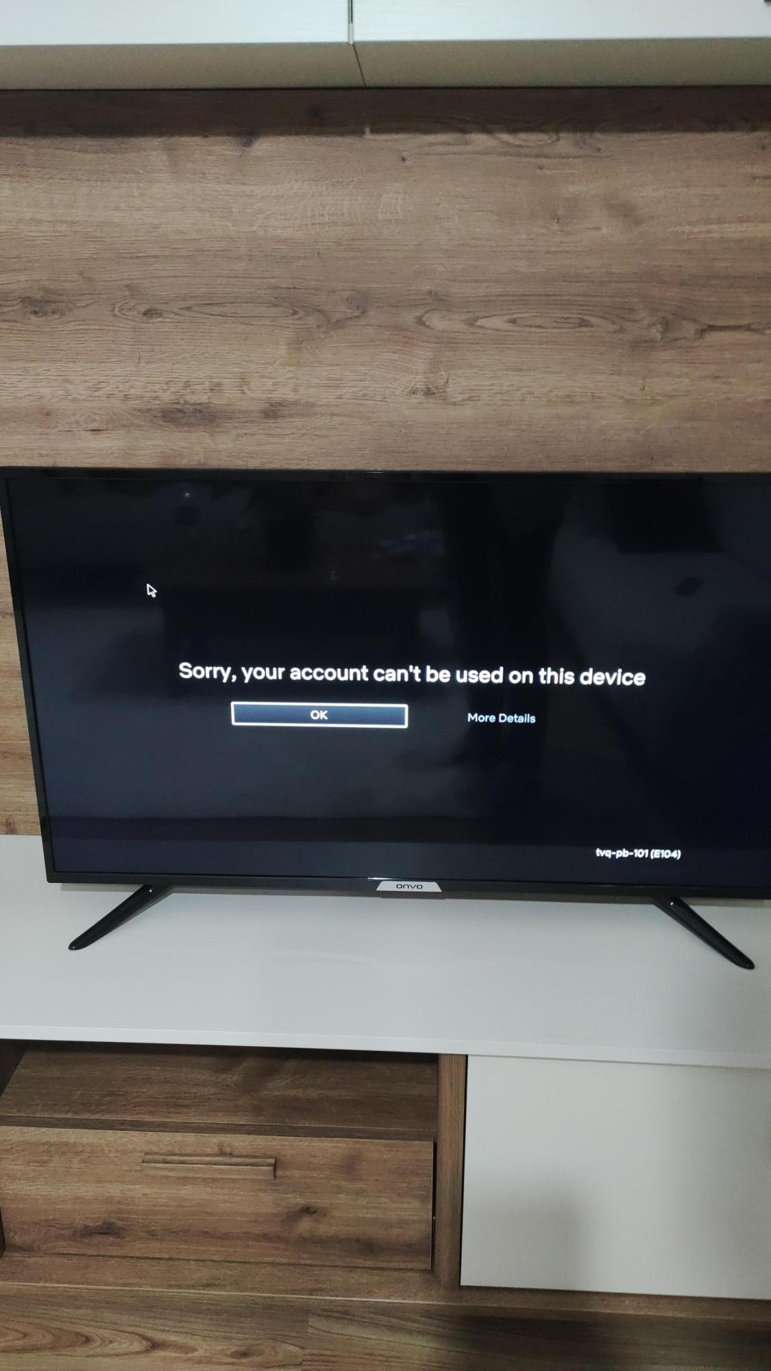 Onvo Android TV'de Netflix Sorunu - Şikayetvar