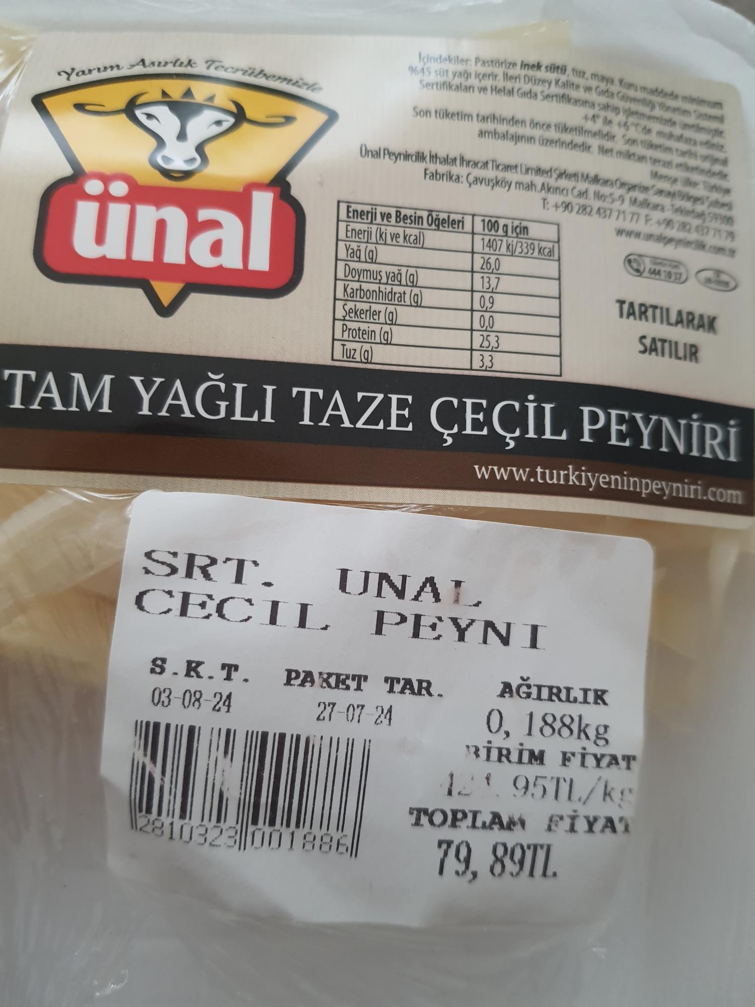 Ünal Peynircilik Son Kullanma Tarihi Geçmiş Ürün - Şikayetvar