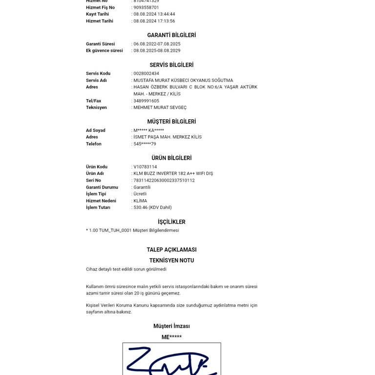 Vestel Garanti Adı Var Kendisi Yok - Şikayetvar