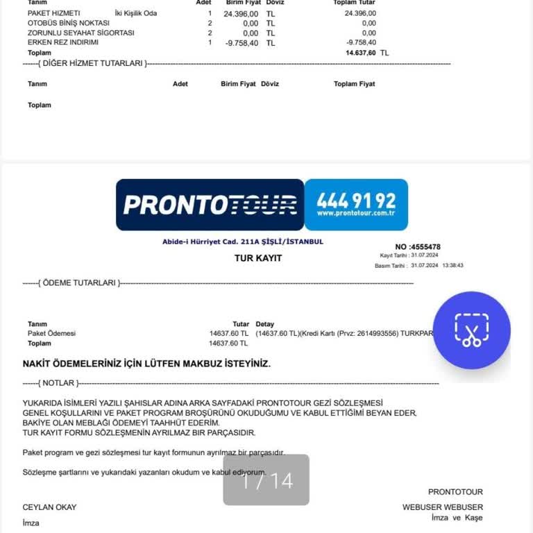 Prontotour Pronto Karadeniz Turu Şikayetleri - Şikayetvar