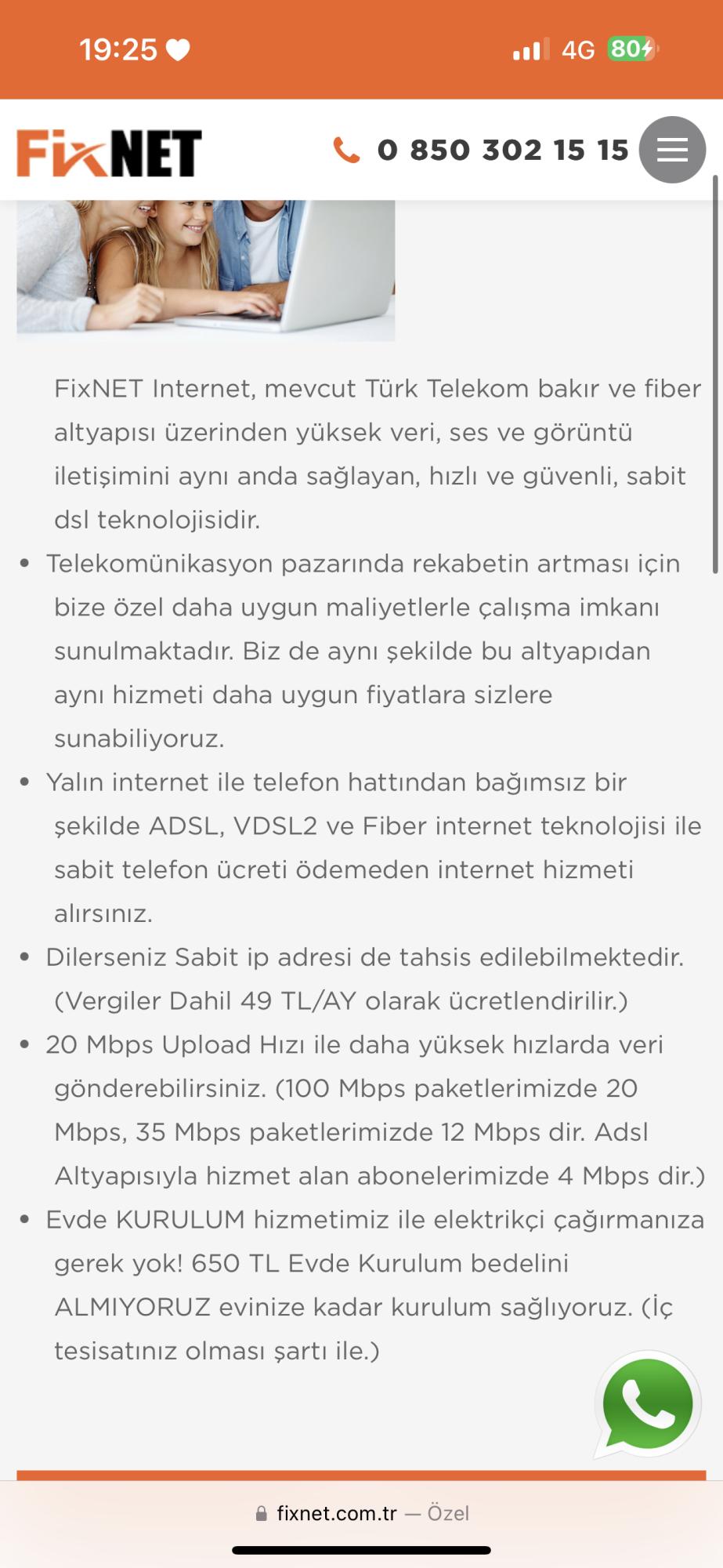 FixNet Kurulum Ücretinin Faturaya Eklenmesi - Şikayetvar