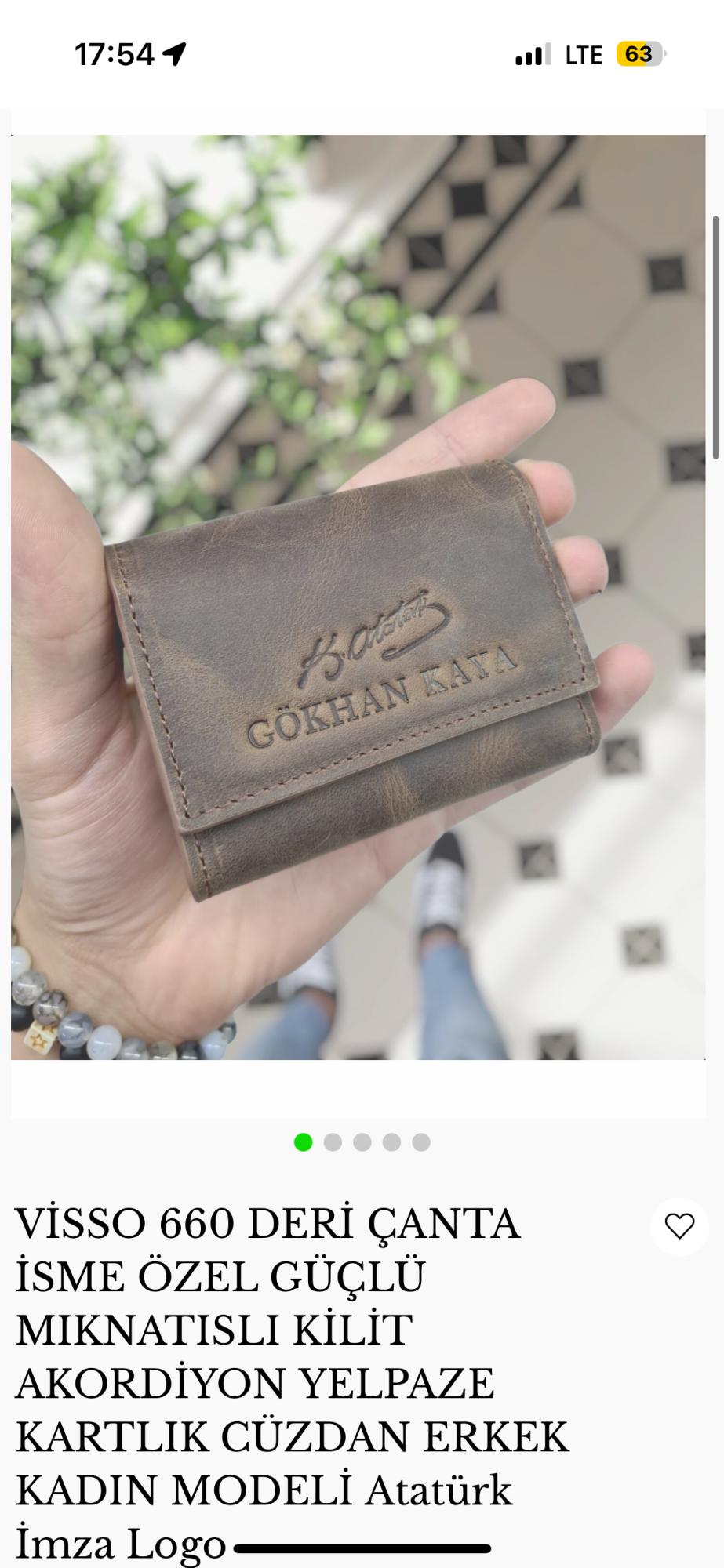 Visso Leather Hatalı İsim Ve Logo Baskısı İle Hayal Kırıklığı - Şikayetvar