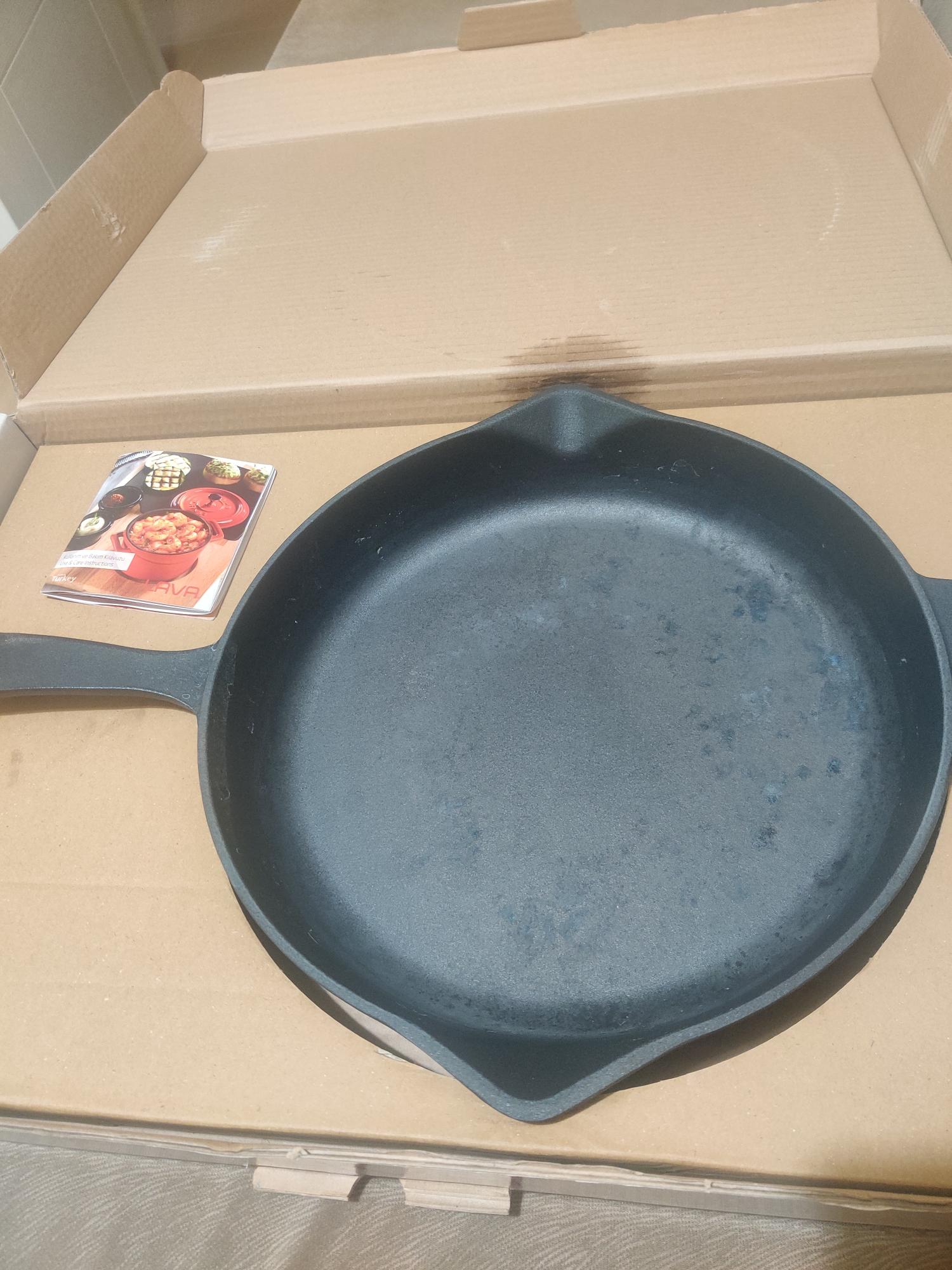 Lava Metal Lava Döküm Tava Mavimsi Renklenme - Şikayetvar