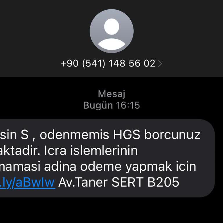 Yanlış HGS Borcu Mesajlarıyla Mağduriyet - Şikayetvar
