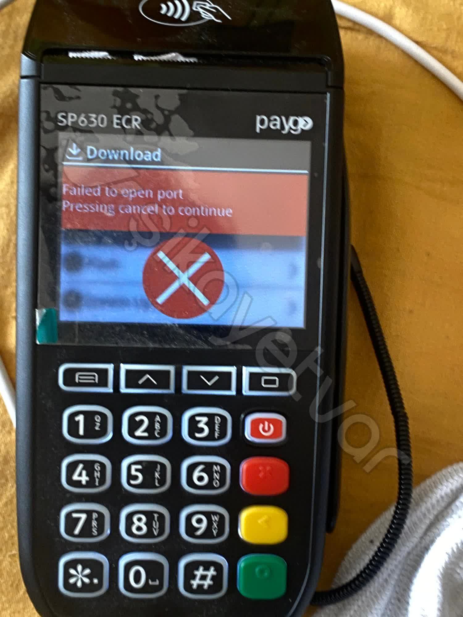 PayGo Fail To Open Port Hatası - Şikayetvar