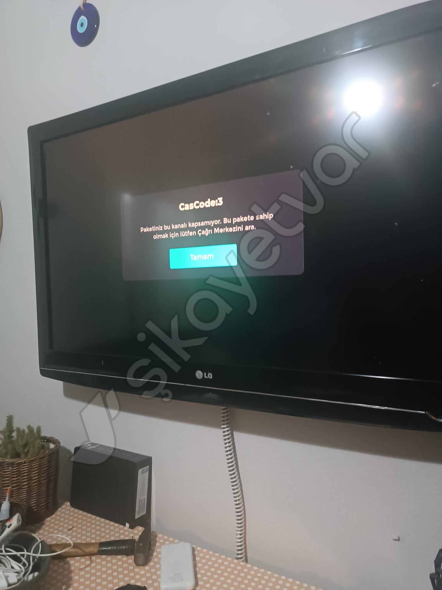 Kablo TV Kablo Net Cascode 3 Hatası - Şikayetvar