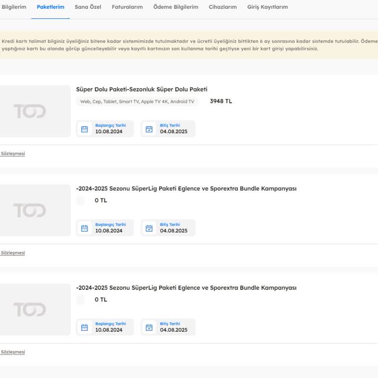 TOD Tv Formula 1 ve Spor Extra Paketi Şikayetleri - Şikayetvar